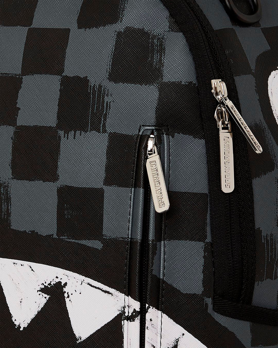 Sprayground - Sharks in Paris Paint Gray Dlxsv Backpack | Clique Apparel