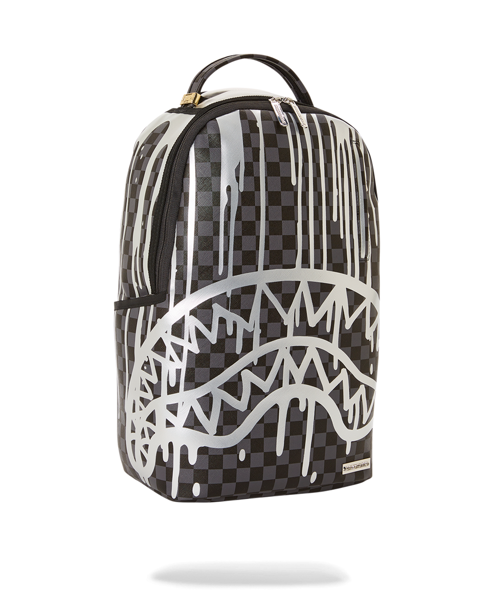 Sprayground - Chateau Ghost Platinum Drips Backpack (DLXV) | Clique Apparel