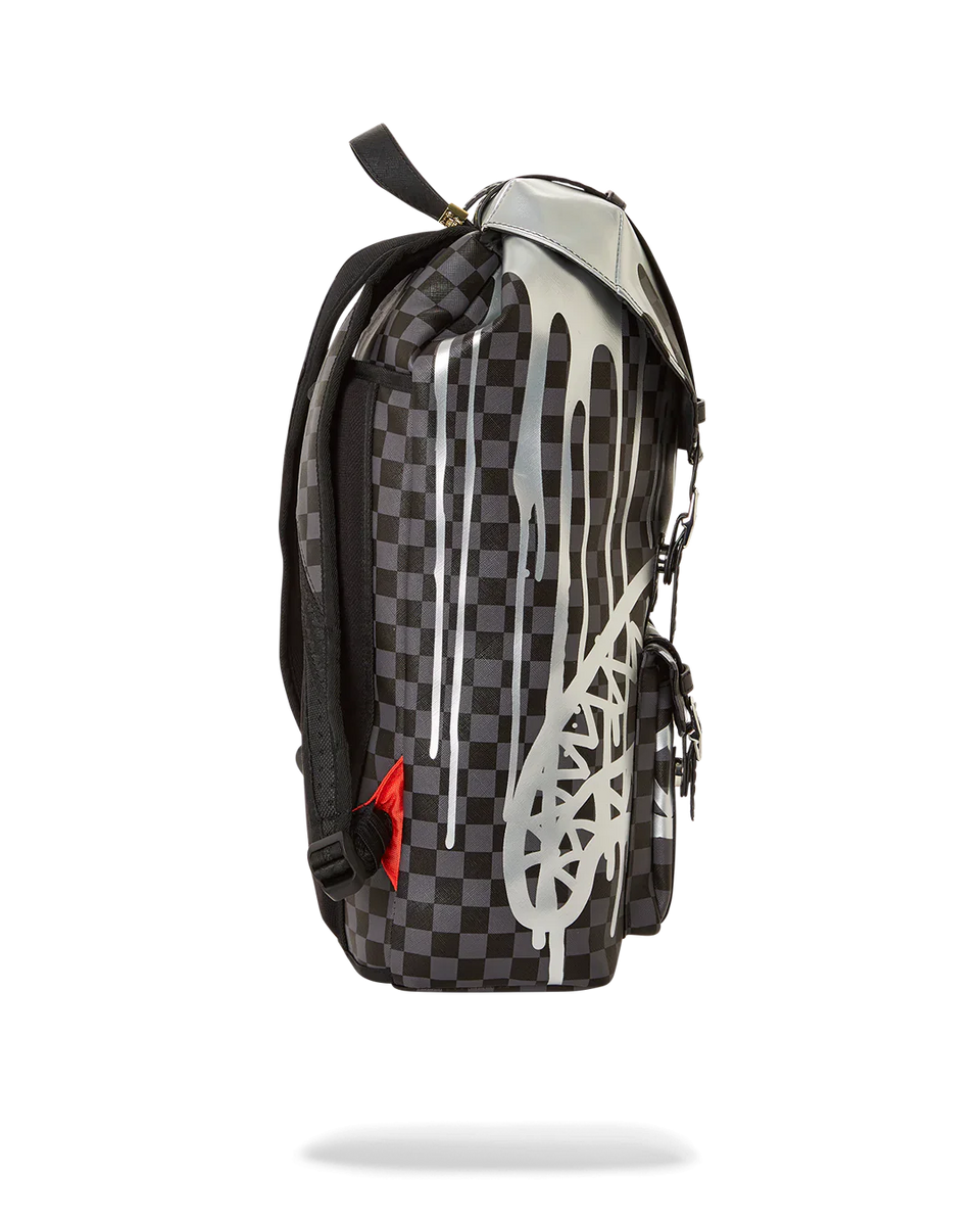 Sprayground - Chateau Ghost Platinum Drips Hills Backpack | Clique Apparel